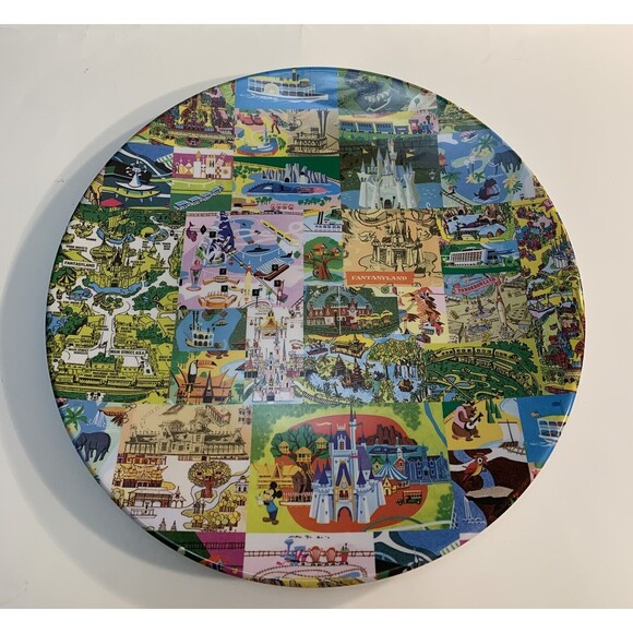 Disney | Accents | Disney World Magic Kingdom Fantasyland Melamine ...
